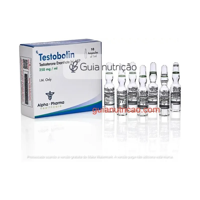 Enantato de Testosterona Alpha Pharma (Testobolin 250mg/ml): Indicações ...